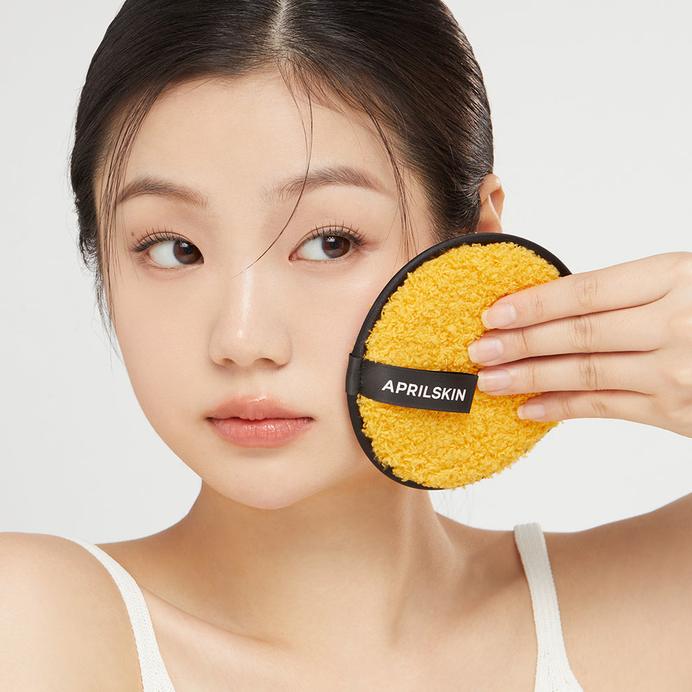 Deep Cleansing Microfiber Facial Puff – APRILSKIN US